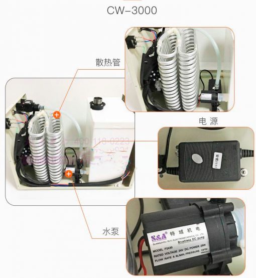 Chiller CW3000, CW5000, CW5200, CW5300 - CNCSTORE